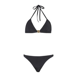Balmain Triangel-Bikini B - - Swimwear - Damen - Schwarzk - L