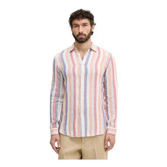Benetton Chemise en lin pur - Homme - Chemises - Multicolore - Taille: L