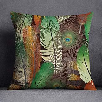 Bonamaison Le Jardin du Lin Kissenhüllen, Cotton, Mehrfarbig, 45x45