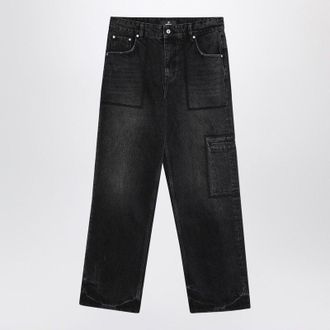 Represent Gewaschene schwarze Jeans