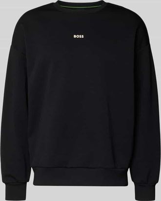 HUGO BOSS Regular Fit Sweatshirt aus Baumwoll-Mix Modell STENSON