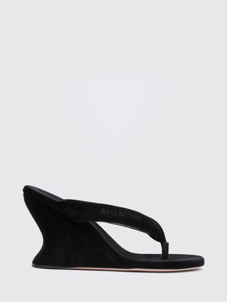Balenciaga Gaeta Keil-Zehentrenner-Sandalen aus Samt