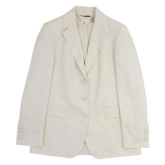 Max Mara Femme, Vestes, Blanc, Taille: 38 FR Giove Blazer