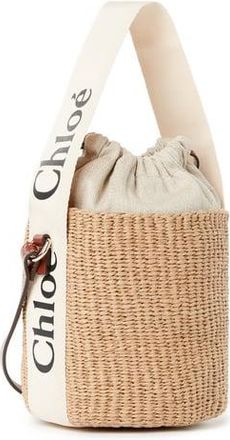 Chlo&eacute; Petit panier Woody en fibres naturelles