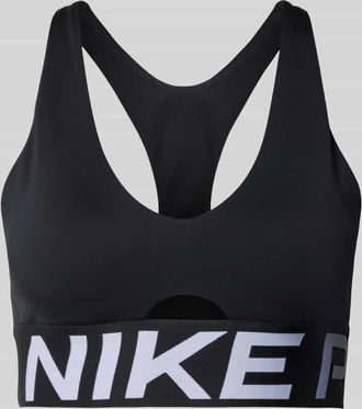 Nike Racerback-Bustier mit Cut Out und Label-Details