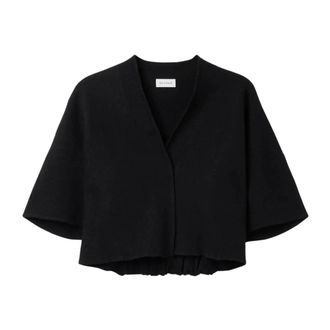Dagmar Kurzer Wollcardigan - - Blouses & Shirts - Damen - Schwarzk - XS