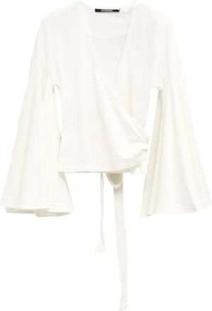 Jacquemus Femme, Blouses et Chemises, Blanc, Taille: 40 FR Sweater Jacquemus