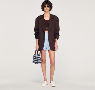 Sandro Veste oversize en laine