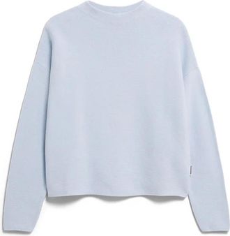 Armedangels Damen vegan Pullover Merinaa Hellblau
