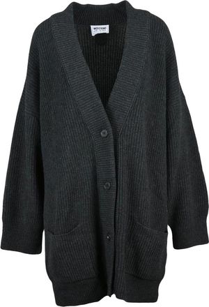 Moschino Femme, Pulls, Gris, Taille: 36 FR Cardigan Lungo