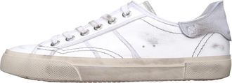 Hidnander Homme, Chaussures, Blanc, Taille: 40 EU Baskets en cuir