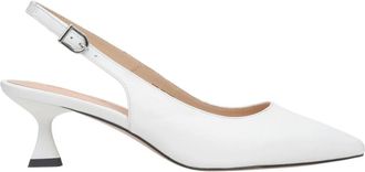 Estro & Luminara Femme, Chaussures, Blanc, Taille: 40 EU Escarpins Slingback Pointus &agrave; D&eacute;coupe