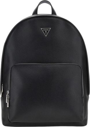 Guess Homme, Sacs, Noir, Taille: ONE Size Sac &agrave; dos en similicuir Milano