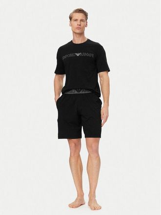 Emporio Armani Pyjama EM000400 AF18890 UC001 Schwarz Regular Fit
