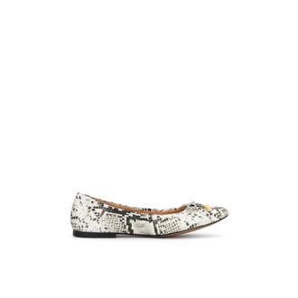 Kazar Ballerinas aus gepr&auml;gtem Leder - - Shoes - Damen - Wei&szlig; - 40 EU