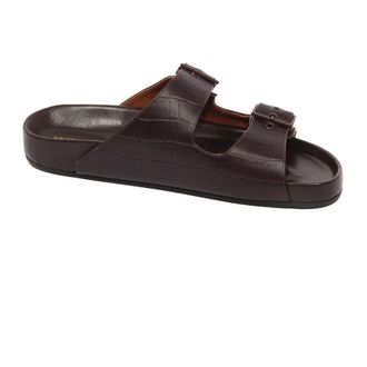 L'autre Chose Leder Hausschuhe Modello Osl188 - - Shoes - Damen - Braun - 36 EU