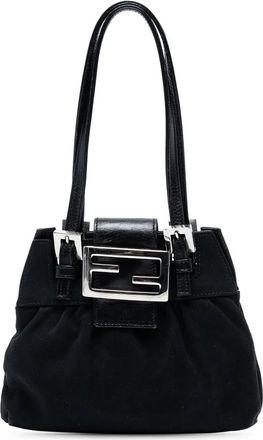 Fendi Crossbody Bags - Canvas FF Handbag - Gr. unisize - in Schwarz - für Damen