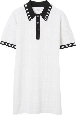 Burberry Knielanges Kleid - Weiß