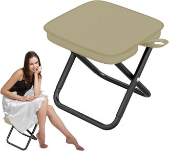 Generic Klapphocker, tragbarer Campinghocker, Klapphocker, multifunktionaler Klappstuhl, rutschfest, tragbar, zusammenklappbar, f&uuml;r den Innen- und Au&szlig;enbereic