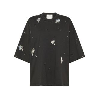 Forte_Forte Sylphe Tee-Shirt - - Tops - Damen - Schwarzk - XS