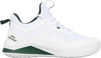 Slazenger AC Tennisschuhe f&uuml;r Damen, Netzmaterial (Wei&szlig;/Gr&uuml;n)