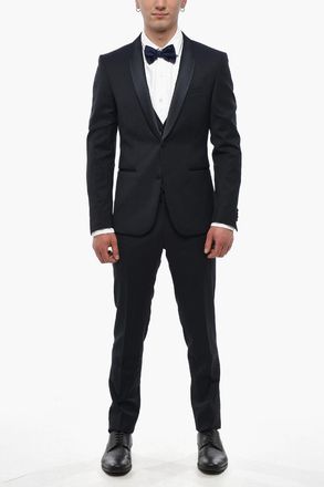 Corneliani CC COLLECTION 3-Teiliger Anzug RESET Mit Schalkragen Corneliani