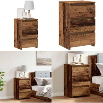 vidaXL Nachttisch Altholz-Optik 40x35x62,5 cm Holzwerkstoff - Vidaxl