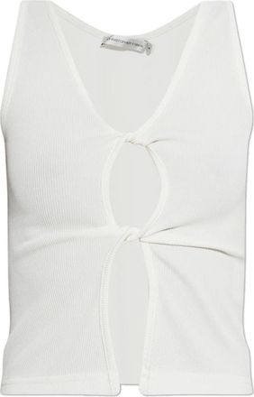 CHRISTOPHER ESBER Femme, Tops, Blanc, Taille: 40 FR Open Twist Tank