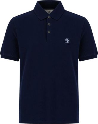 Brunello Cucinelli Polo - Homme - Tops - Bleu - Taille: S