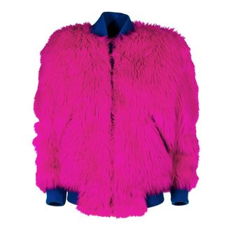 Alberta Ferretti Faux Fur & Shearling Jackets - - Jackets - Damen - Rosa - S