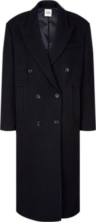 STUDIO TOMBOY Doppelreihiger Mantel - Blau