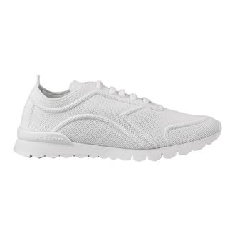Kiton Textured Cotton Sneakers - - Shoes - Herren - Wei&szlig; - 40 1/2 EU