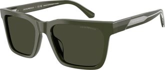Emporio Armani Homme, Accessoires, Vert, Taille: 57 MM Squared Full Circle