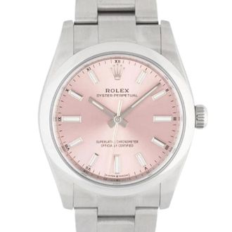 Rolex Pre-owned Oyster Perpetual 34 Ref 124200 - Femme - Pre-owned - Rose - Taille: ONE Size