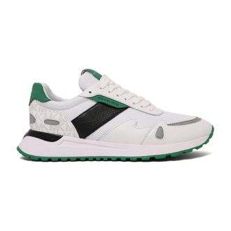 Michael Kors Wei&szlig; Gr&uuml;n Farbblock Sneakers - - Shoes - Herren - Wei&szlig; - 42 1/2 EU
