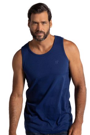 JP1880 Herren große Größen Übergrößen Menswear L-8XL bis 8 XL, Basic Unterhemd, Tanktop, Ärmellos, Rundhals, Tinte 8XL 705145750-8XL
