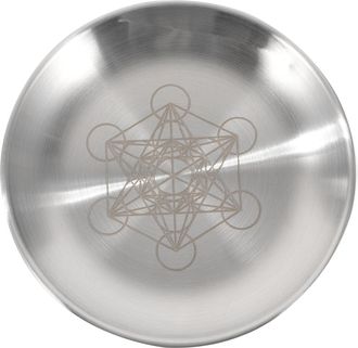 DOITOOL Pentagramm Altarteller Ritual Brennen Kerzenhalter Teller Sch&uuml;ssel Angebot Weihrauch Brennen Flache Sch&uuml;ssel zum Verwischen Dekoration Hexerei Altar W