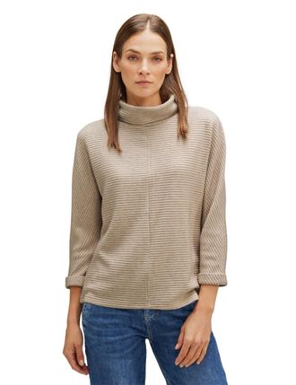 Street One Damen Shirt mit Volumenkragen