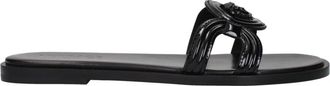 Versace Medusa 95 Lack-Sandalen - - Shoes - Damen - Schwarzk - 37 EU