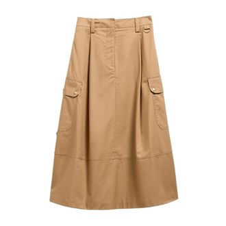 Barbour Jupe midi Carly - Femme - Jupes - Beige - Taille: 42 FR