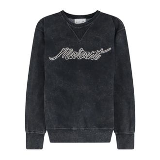 Isabel Marant Rundhalsausschnitt Sweatshirt - - Sweatshirts & Hoodies - Damen - Schwarzk - L
