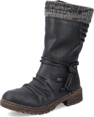 Rieker Schn&uuml;rstiefelette - - Shoes - Damen - Schwarzk - 38 EU