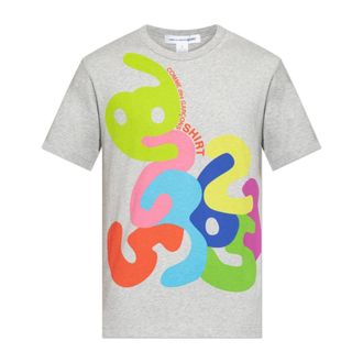 Comme Des Gar&ccedil;ons T-Shirt mit buntem Druck - - Tops - Herren - Grau - L