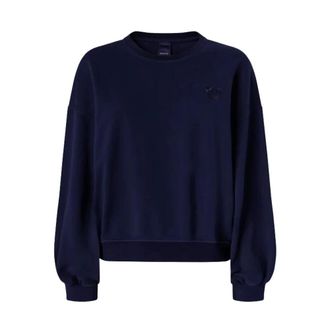 Pinko Pinko, Femme, Sweatshirts et sweats &agrave; capuche, Bleu, Taille: 40 FR SweaT-shirt Maliardo