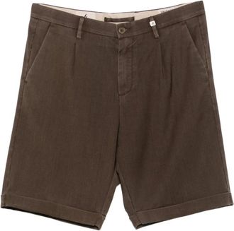 Myths Homme, Shorts, Brun, Taille: S Pleated Shorts