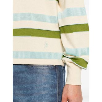 J.W.Anderson Colour-Block Merino Wool Polo - Green