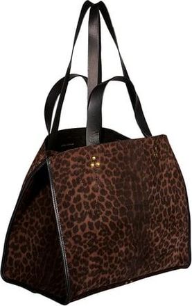 Jerome Dreyfuss Sac cabas L&eacute;on M en cro&ucirc;te de cuir