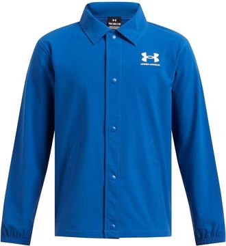 Under Armour Trainerjacke f&uuml;r Jungen, Front Knopfleiste, gewebter Stoff (Blau)