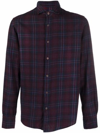 Deperlu chemise &agrave; motif tartan - Bleu