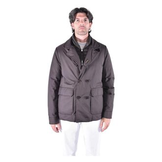 Moorer Sahariana Manteau Droit - Homme - Manteaux - Brun - Taille: M
